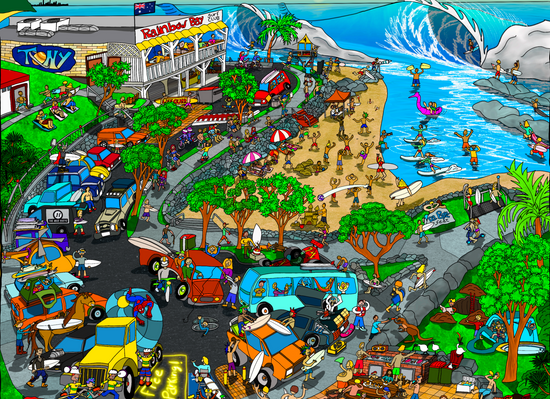 Cartoonish-Animated art, landscapes, portraits, photo collages – Tony ...